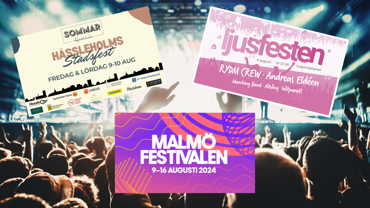 Vilken festival­fredag det är i Skåne - Skåne Plus